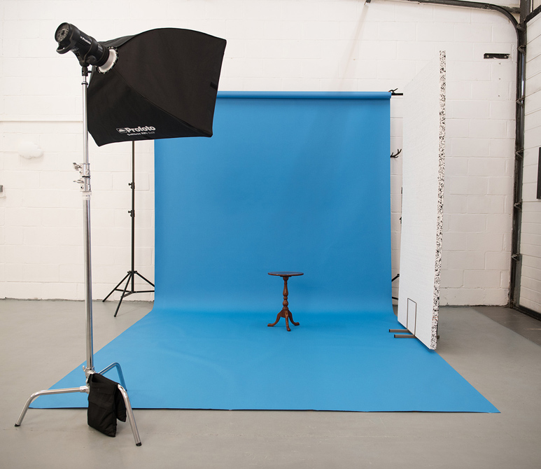 Photography studio in North London with infinity cove
